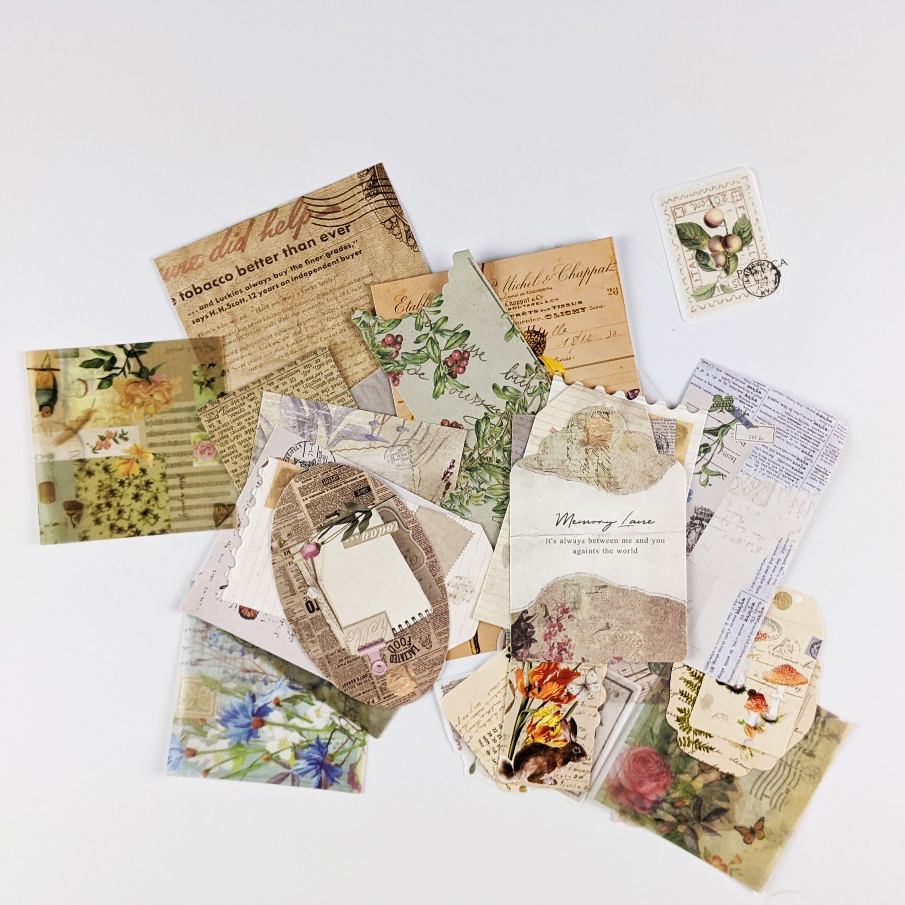 Купити Набір картинок для скрапбукінгу MO CARD Natural Collection 40 шт ...